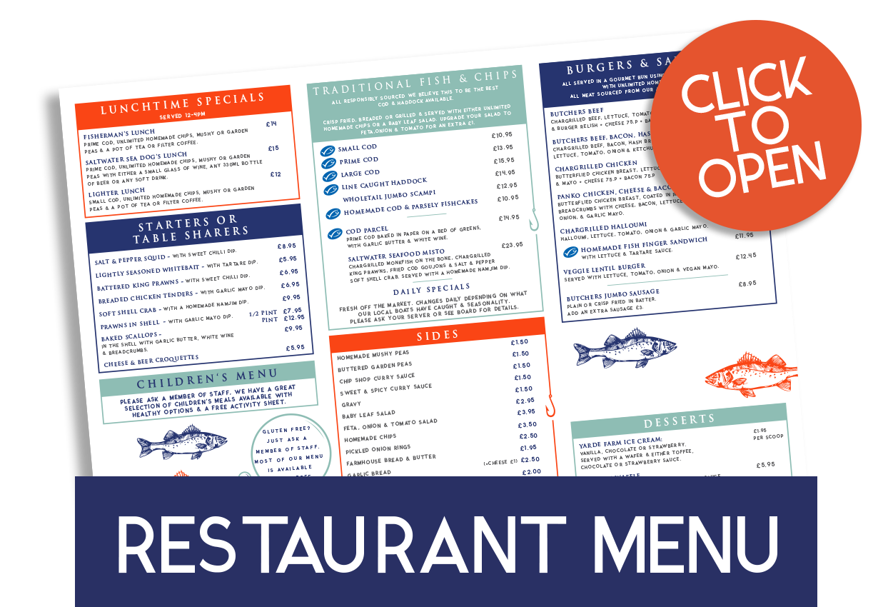 Welcome to Saltwater Fish Restaurant and Takeaway, Torquay, Torbay